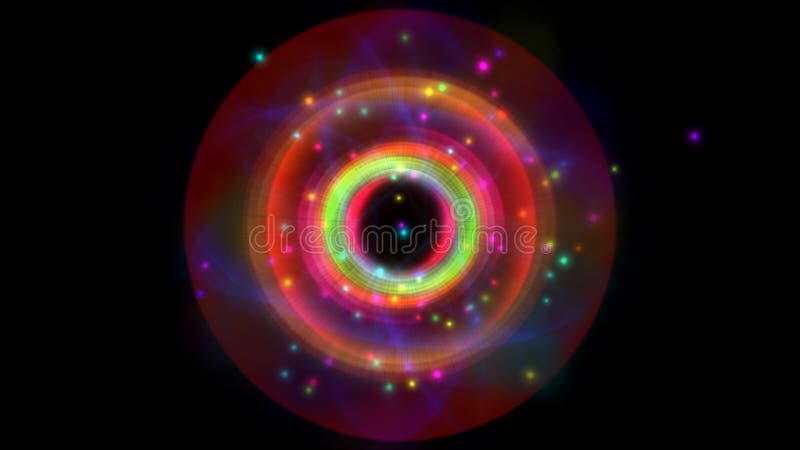 Atom Light Ray Glow Abstract Stock Illustration - Illustration of ...