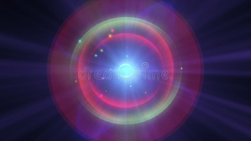 Atom Light Ray Glow Abstract Stock Illustration - Illustration of ...