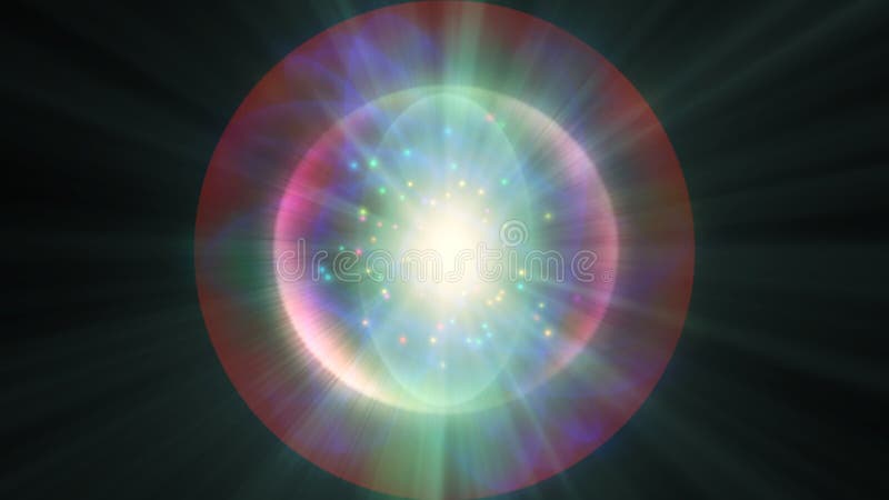 Atom Light Ray Glow Abstract Stock Illustration - Illustration of ...