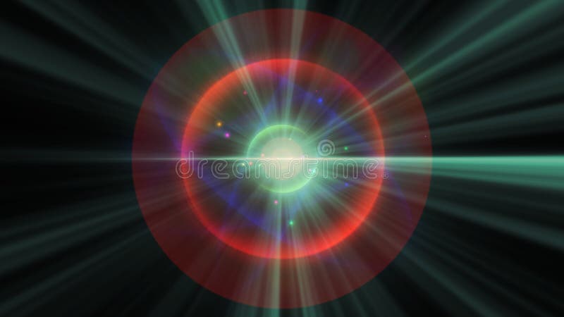 Atom Light Ray Glow Abstract Stock Illustration - Illustration of ...