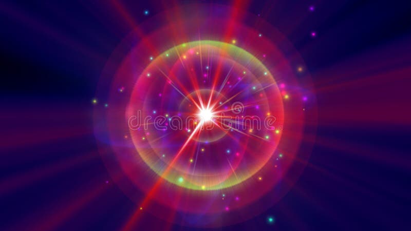 Atom Light Ray Glow Abstract Stock Illustration - Illustration of ...