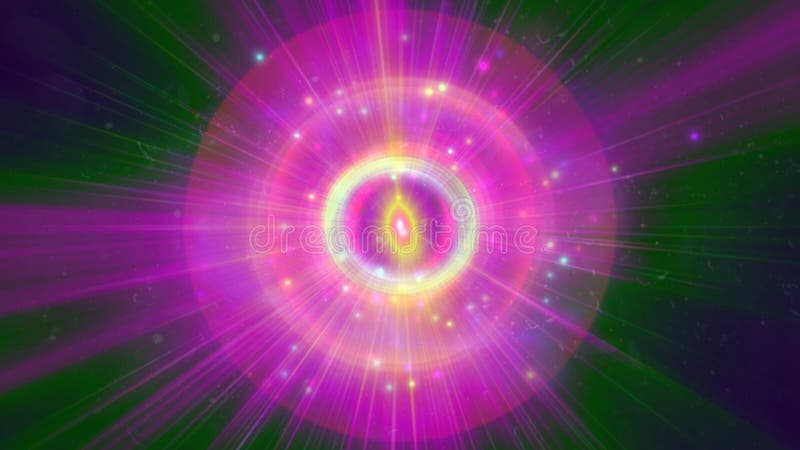 Atom Light Ray Glow Abstract Stock Illustration - Illustration of ...