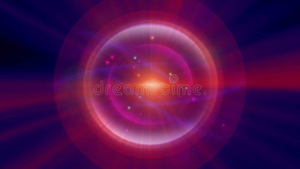 Atom Light Ray Glow Abstract Stock Illustration - Illustration of ...