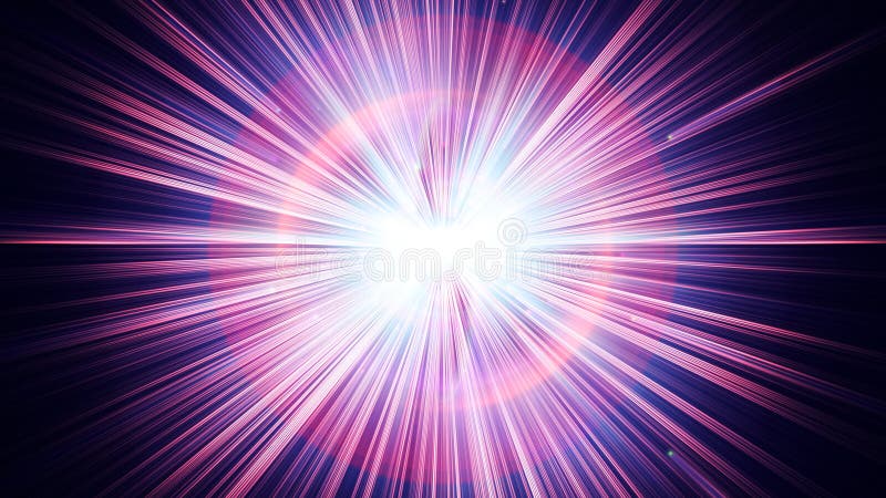 Atom Light Ray Glow Abstract Stock Illustration - Illustration of ...