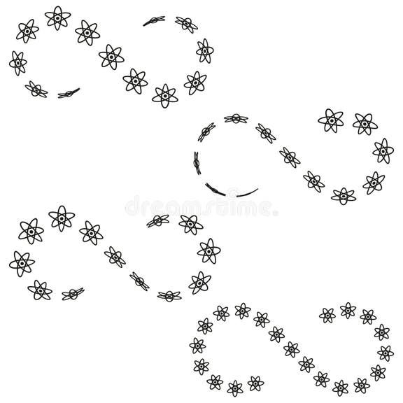 Atom Loop Symbol. Infinity Figure Form. Repeating Science Shape. Vector ...