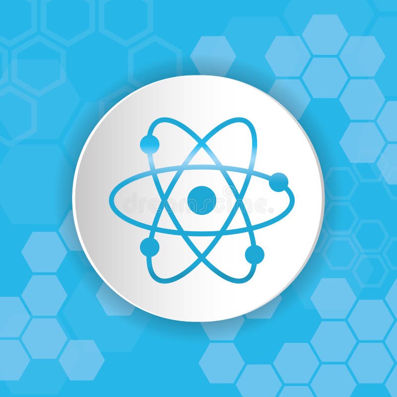 Atom medical science stock vector. Illustration of background - 79896312