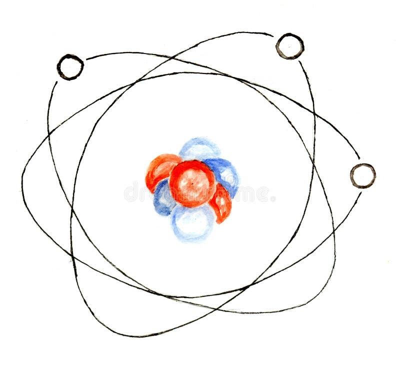 Set Atom Model stock vector. Illustration of formula - 28248969