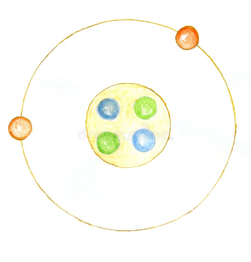Atom model art stock illustration. Illustration of school - 144502080