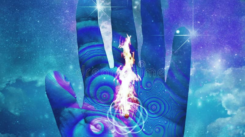 Atom model in hand stock footage. Video of fantasy, elements - 254340310