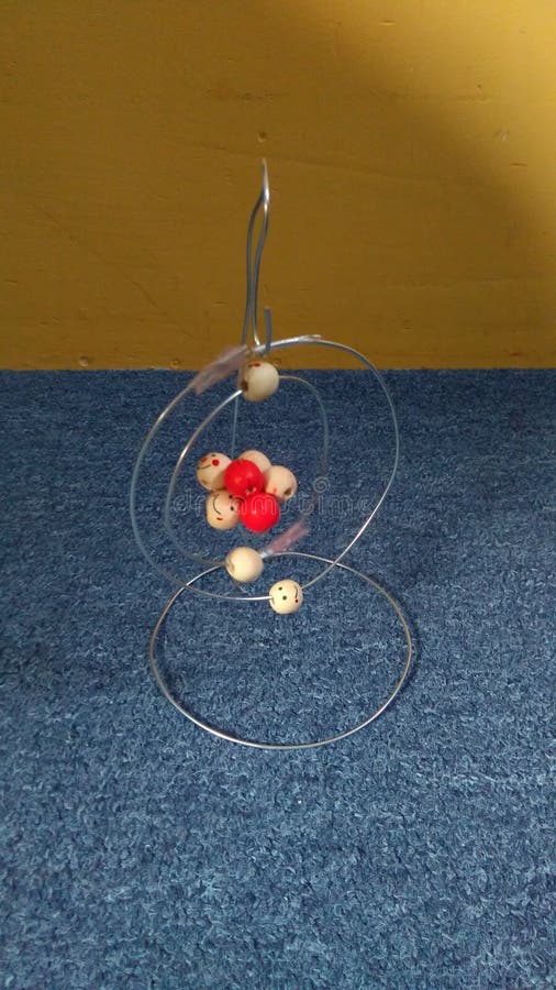 Atom model. stock photo. Image of chemistry, atom, model - 120293122