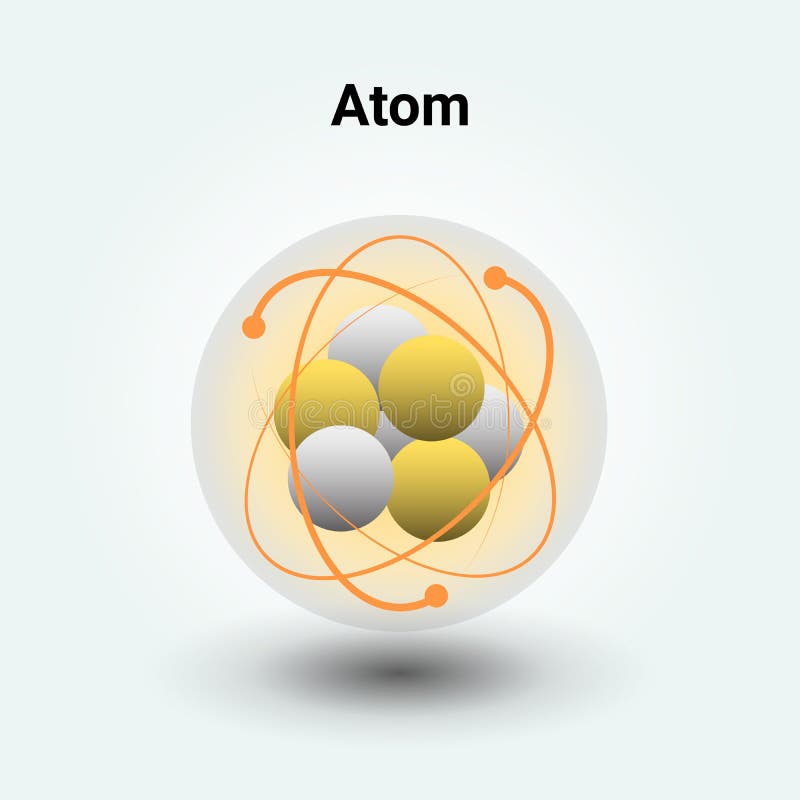Atom Molecule As Concept for Science. Vector Illustration Stock Vector ...