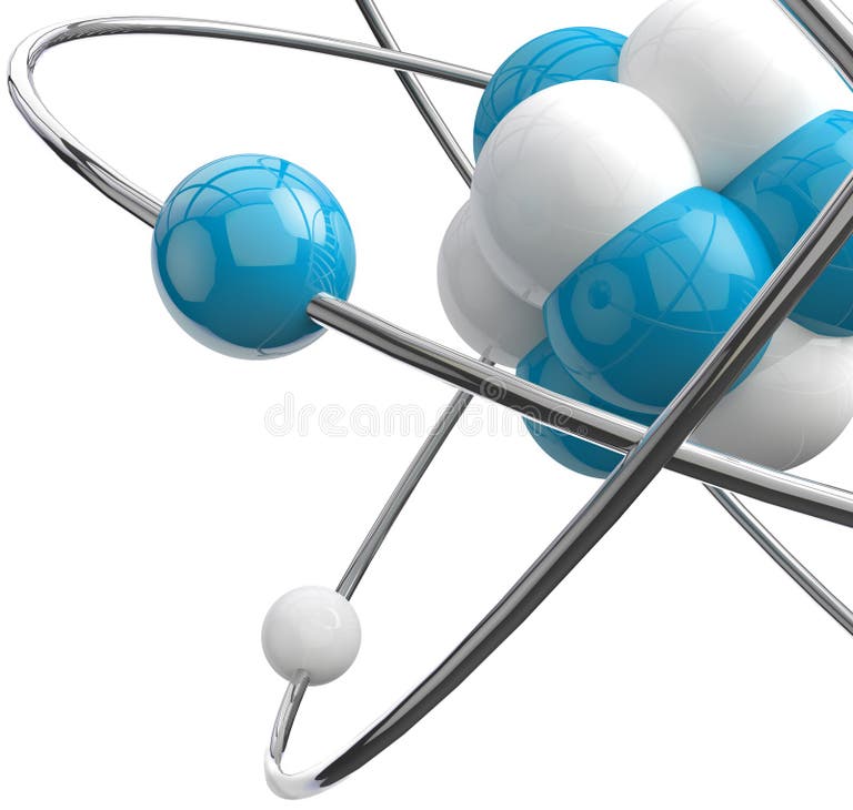 Atom or molecule stock illustration. Illustration of ellipse - 32345170