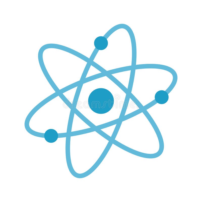 Atom Molecule Isolated Icon Stock Vector - Illustration of molecule ...