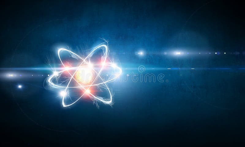 Astronomy concept backdrop stock illustration. Illustration of proton ...