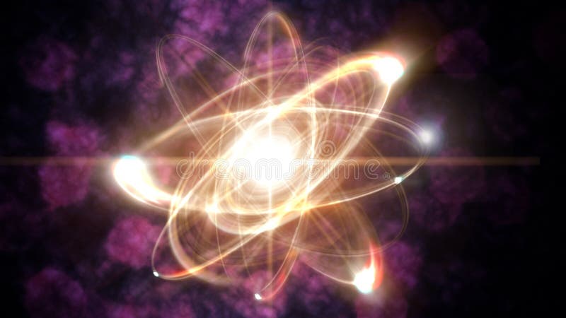Atom Particle stock illustration. Illustration of electron - 60222577