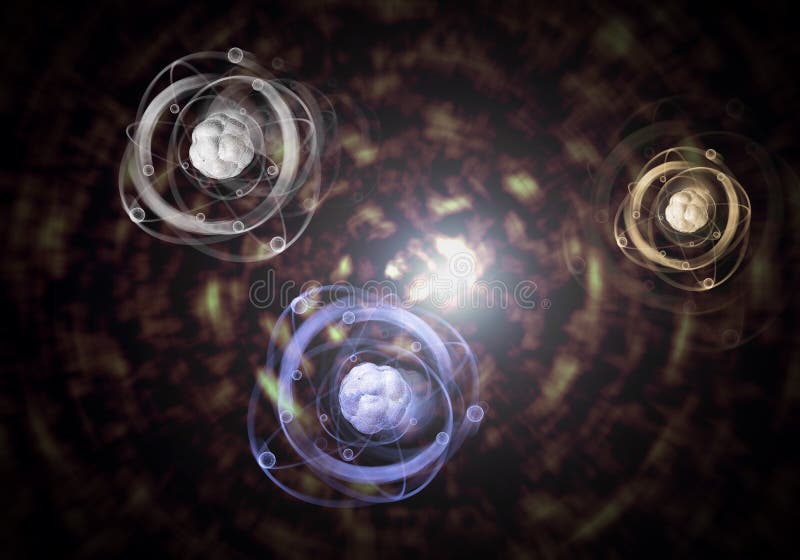 Atom Particle stock image. Image of orbiting, power, chemistry - 65672873