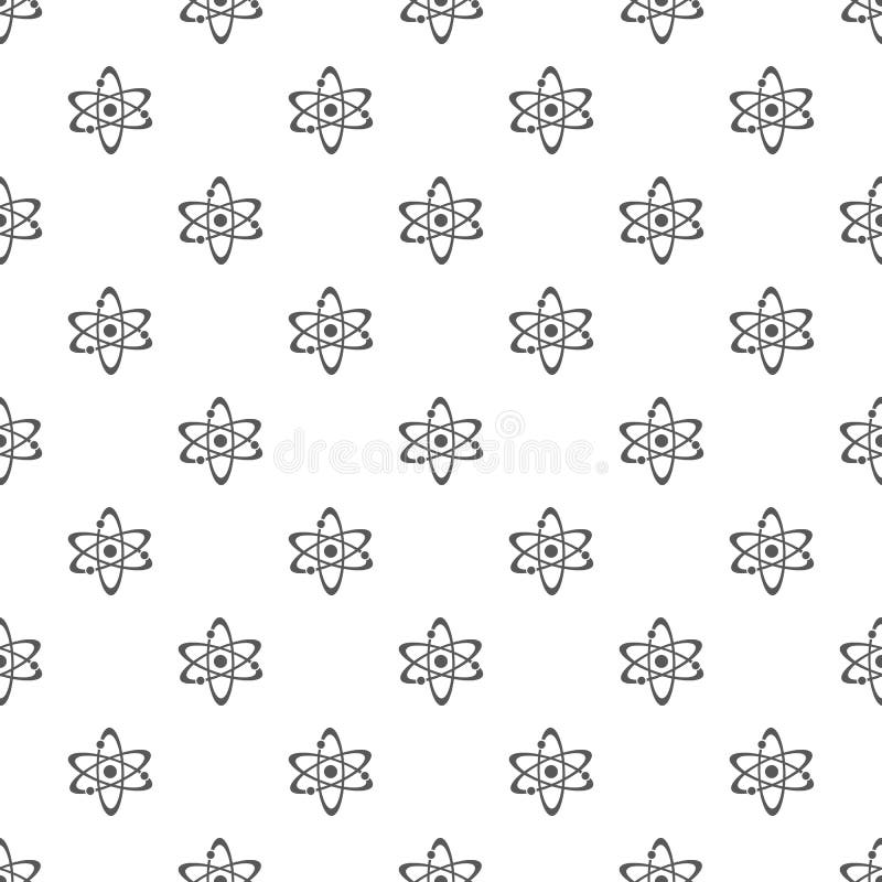 Atom pattern seamless stock vector. Illustration of medicine - 101968218