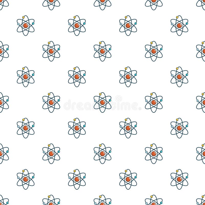 Atom pattern seamless stock vector. Illustration of health - 97640179