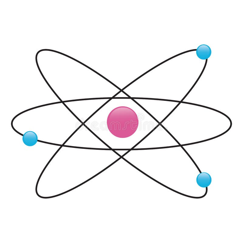 Atom-Physik. stock abbildung. Illustration von medizin - 28892234