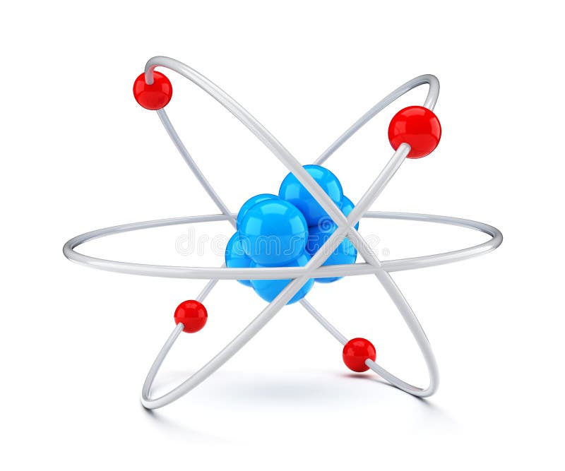 Atom stock illustration. Illustration of nanotechnology - 75513051