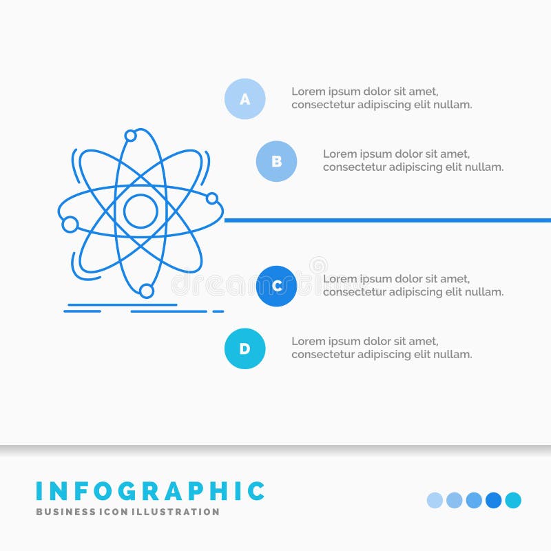 Atom, Science, Chemistry, Physics, Nuclear Infographics Template for ...