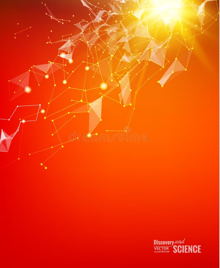 Science Design Vector Template. Cover Annual Report in A4 Size. Stock ...