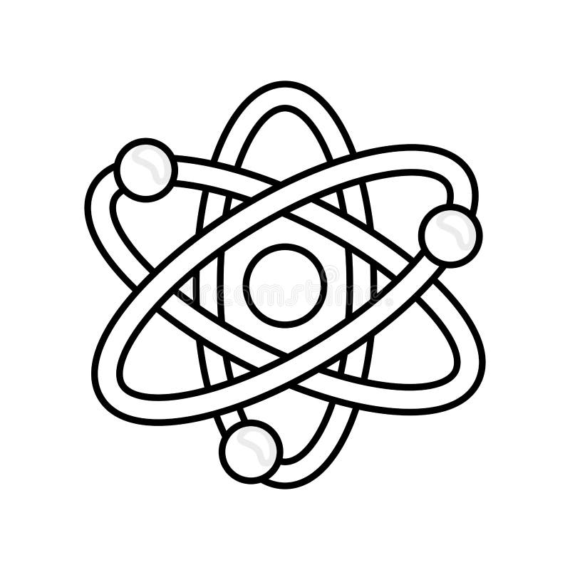 Atom science molecule stock illustration. Illustration of abstract ...