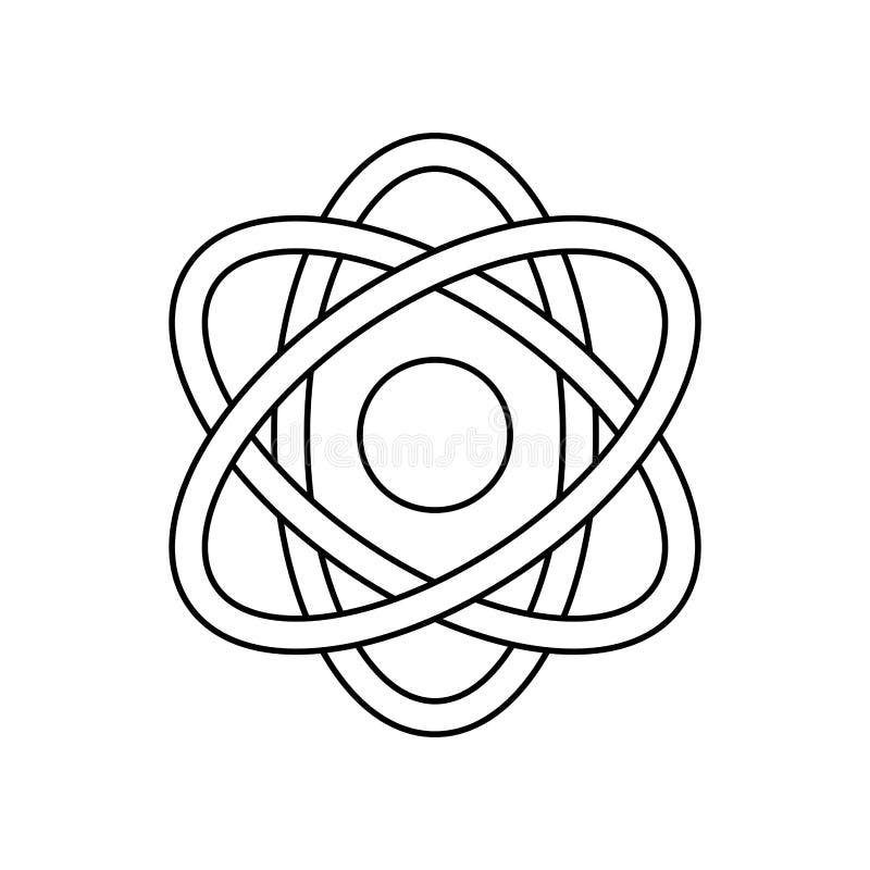 Atom science molecule stock vector. Illustration of molecule - 84073010