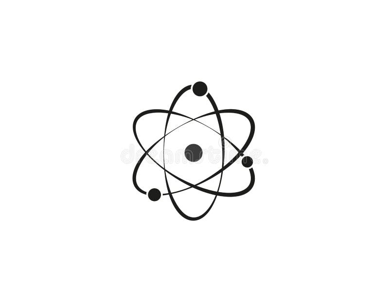 Atom, Science, Molecule, Nucleus Icon. Vector Illustration. Flat Design ...