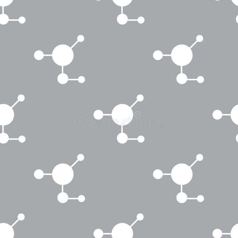 Atom seamless pattern stock vector. Illustration of wallpaper - 52347568