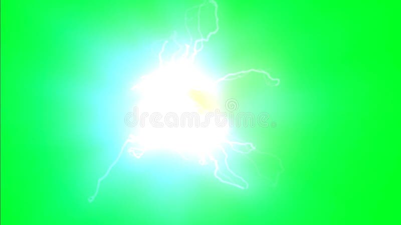 Atom Spinning with Nucleus and Electrons on Green Screen Stock Video ...