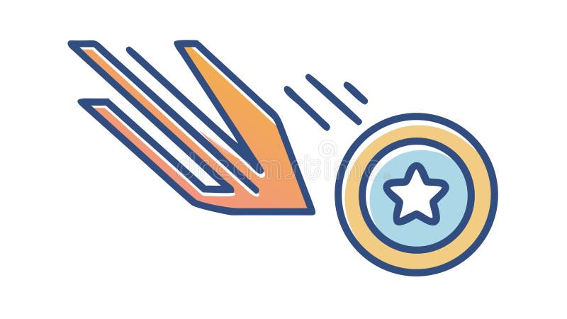 Atom and Star Medal, Scientific Excellence and Breakthrough, Vector ...