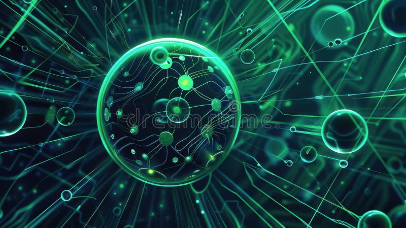 Atom Structure: Central Nucleus Represent the Nucleus As a Solid Sphere ...