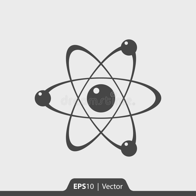 Atom Structure Icon for Web and Mobile Stock Illustration ...