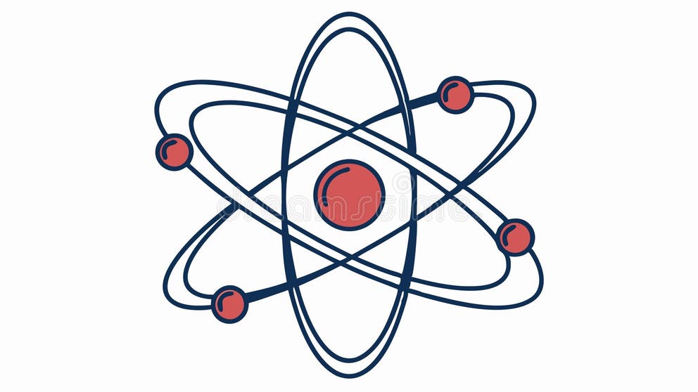 Atom Structure, Science, Energy, Discovery, Vector Design Generative AI Stock Vector ...