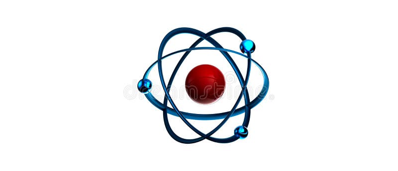 Atom symbol stock illustration. Illustration of abstract - 63225746