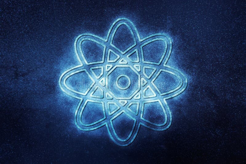 Atom Symbol, Atom Icon, Science Stock Photo - Image of design ...