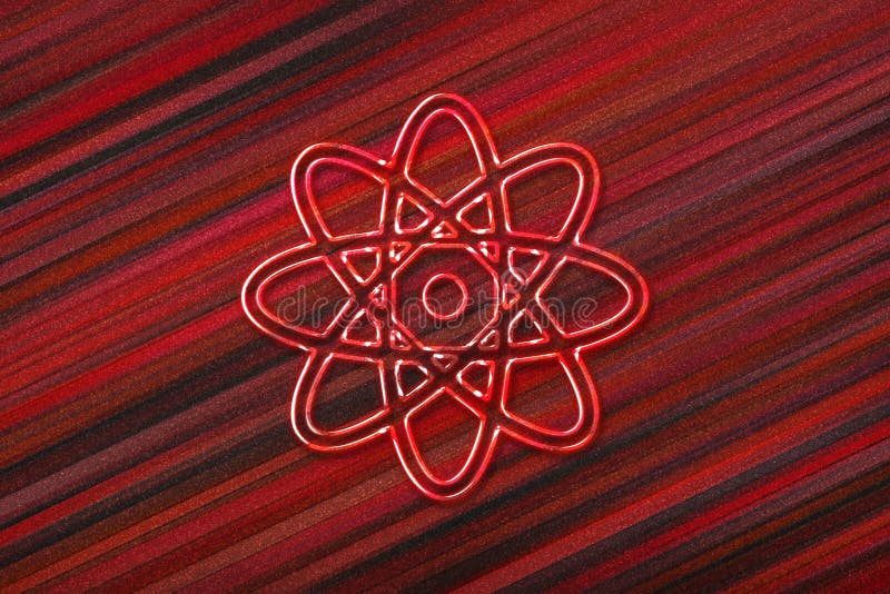 Atom Symbol, Atom Icon, Science Stock Illustration - Illustration of ...