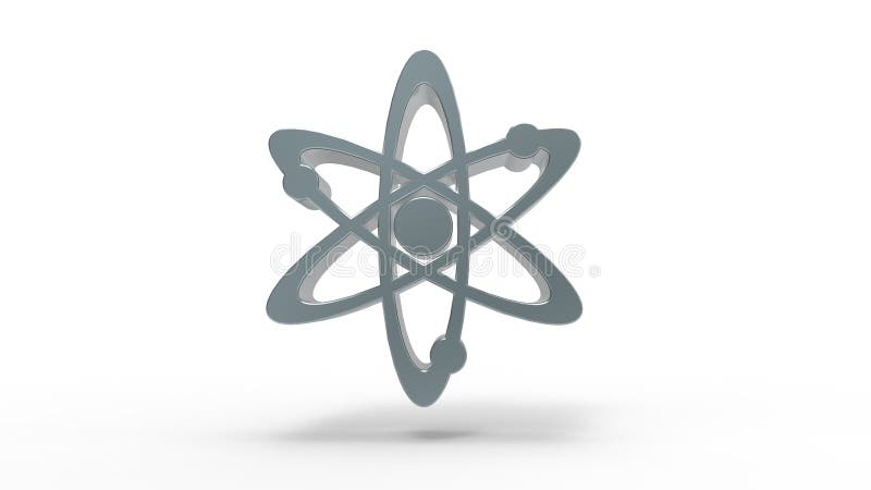 Pencil with Atom and DNA Strand Vector Simple Linear Icon, Education ...