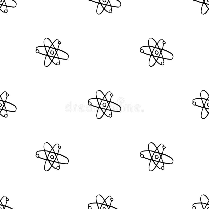 Atom Symbol Vintage Label, Grunge Textured Retro Badge, Typography ...