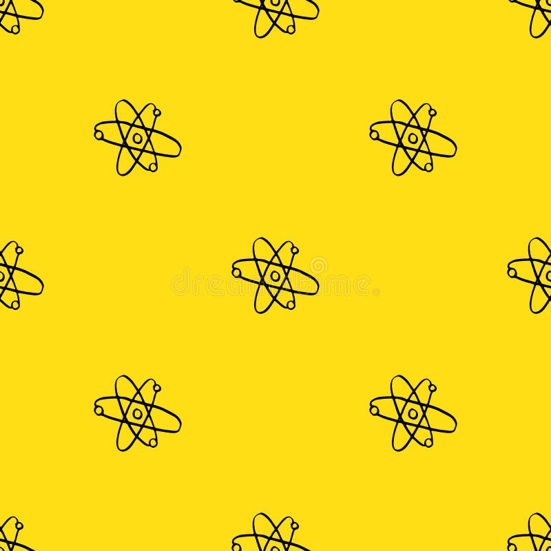 Atom Symbol Vintage Label, Grunge Textured Retro Badge, Typography ...