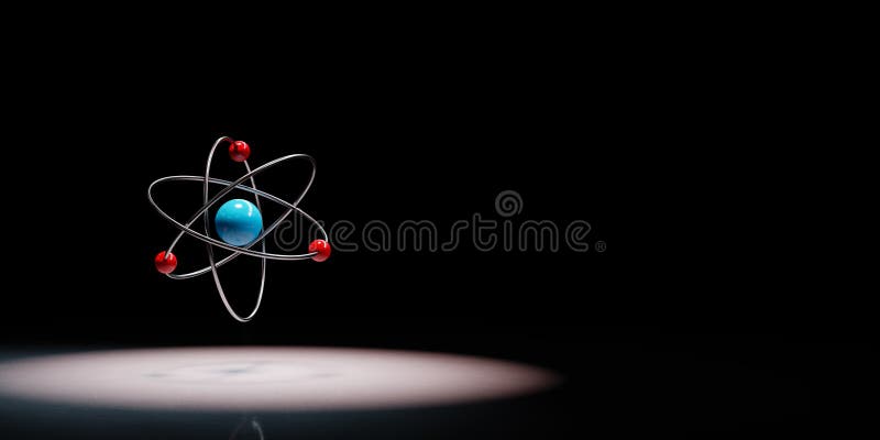 Atom stock illustration. Illustration of element, molecule - 34668334