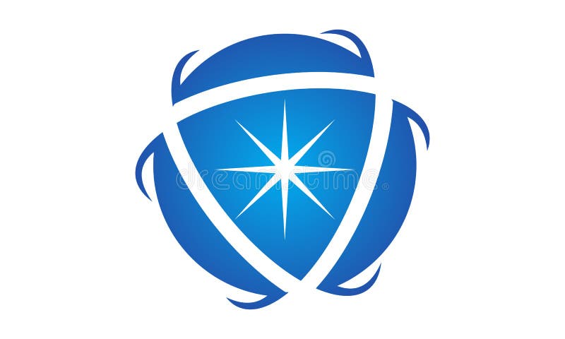 Atom Technology Solutions stock vector. Illustration of nanotech - 89231772