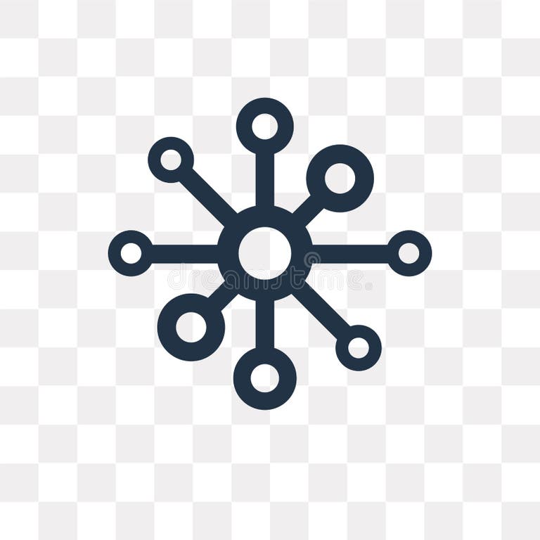 Atom Vector Icon Isolated on Transparent Background, Atom Trans Stock ...