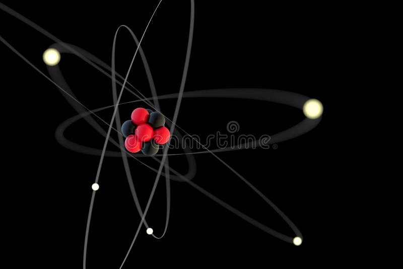 Atom Visualisation stock illustration. Illustration of research - 42594852