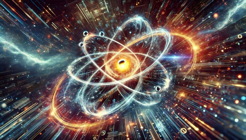 Atom Visualization, Blending Scientific Detail with Artistic High Tech ...