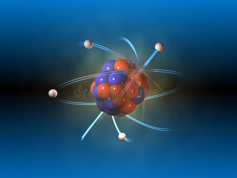 Structure Atomique De Carbone Illustration de Vecteur - Illustration du ...