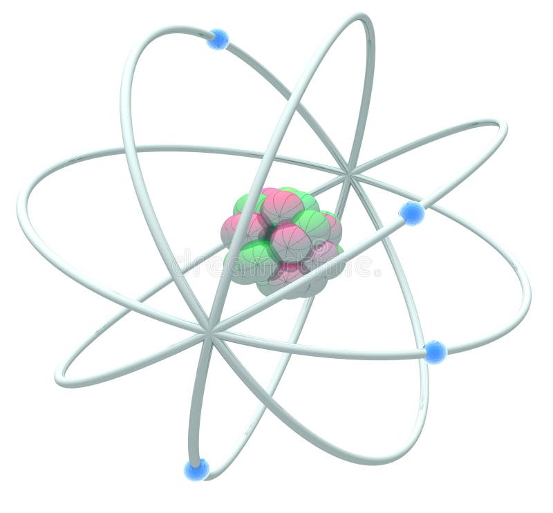 Atomic stock illustration. Illustration of scientific - 10606671