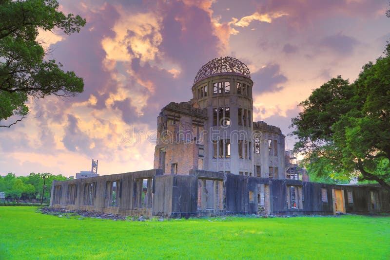 Atomic Bomb Dome in Hiroshima Japan. Stock Photo - Image of peace ...