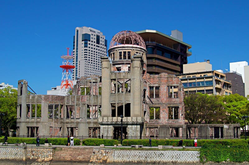 Atomic Bomb Dome, Hiroshima Peace Memorial Editorial Stock Photo ...